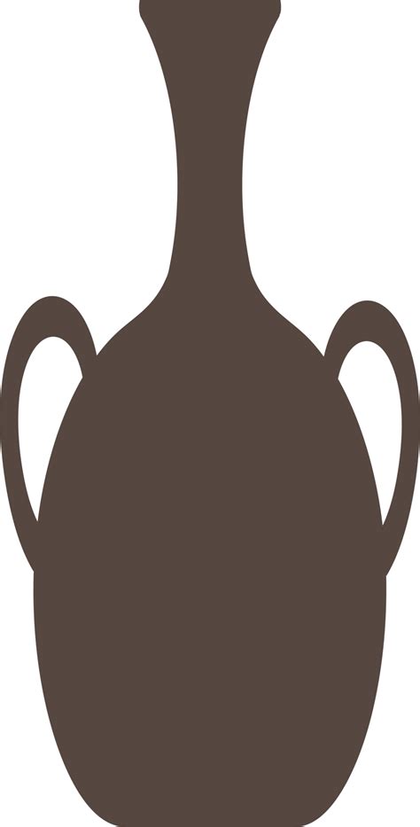 Ceramic Vase Nordic Style Flat Style Vase Minimal Design 9692462 Png