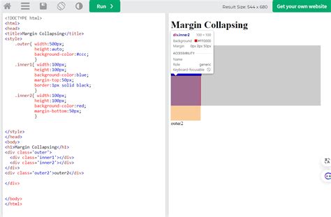 CSS Margin collapsing 邊界重疊 和Margin塌陷