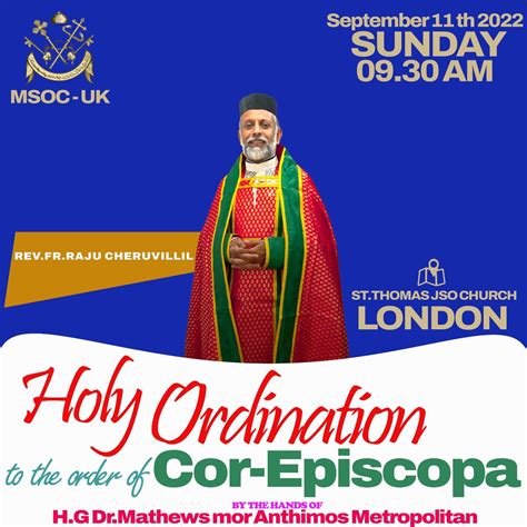Holy Ordination Of Rev Fr Raju Cheruvillil St Thomas Jacobite Holy Ordination Of Rev Fr Raju Cheruvillil St Thomas Jacobite