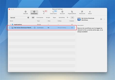 Barcuts › Raycast Extension — Actionsdotwork Docs