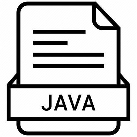 Document Extension File Java Icon Download On Iconfinder