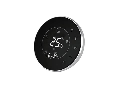 Smart termostat MOES BHT-6000-GC Black WiFi Tuya - Mikos.cz