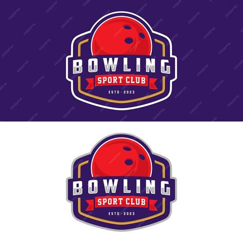Premium Vector Bowling Sport Logo Design Vector Illustration