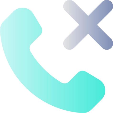 Decline Phone Call Flat Gradient Color Ui Icon Reject Feature Ending Conversation Option