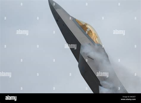 Modern And Stealth American Jet Fighter F 22a Raptor In Flight Cockpit