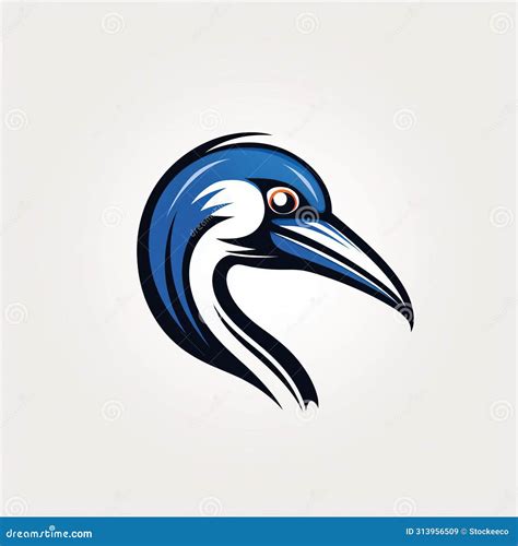 Cassowary 2d Lineal Vector Icon For Ux Ui Design Projects Stock