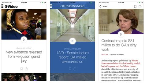 CBS News App For IOS Now Streams Live News HD Report