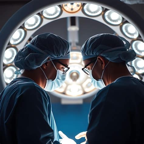 Illuminating The Future Of Surgery With Bright Focused Lighting Premium Ai Generated Image