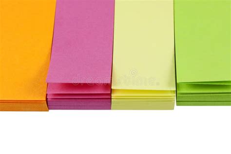 Small Colorful Post It Notes Stock Photo Image Of Copy White 7811412