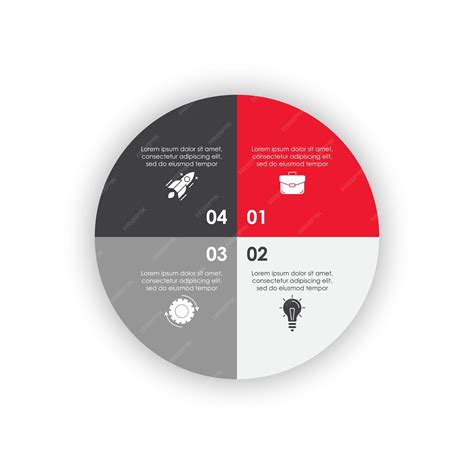 Premium Vector Vector Circle Chart Infographic Template For Cycle