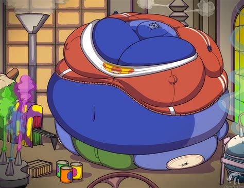 Rule 34 Big Breasts Blueberry Inflation Breasts Cleverfoxman Female