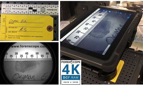 100 Contactless Latent Fingerprint Imaging Forenscope