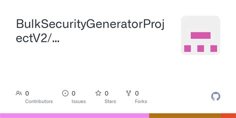GitHub BulkSecurityGeneratorProjectV Opengeospatial Schema Utils