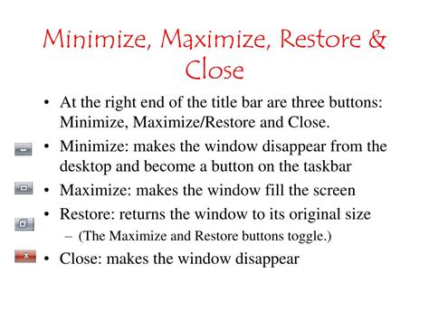 Ppt Windows Basics Powerpoint Presentation Free Download Id5001230