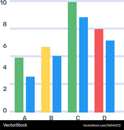Stacked Bar Diagram Royalty Free Vector Image VectorStock
