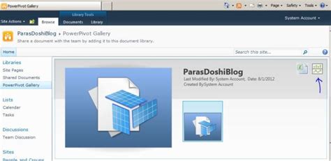 Sharepoint Powerpivot Site How To Extend Document Library To Connect To Tabular Model For Some