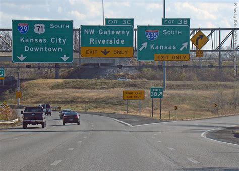 Interstate Highway Exit Signs