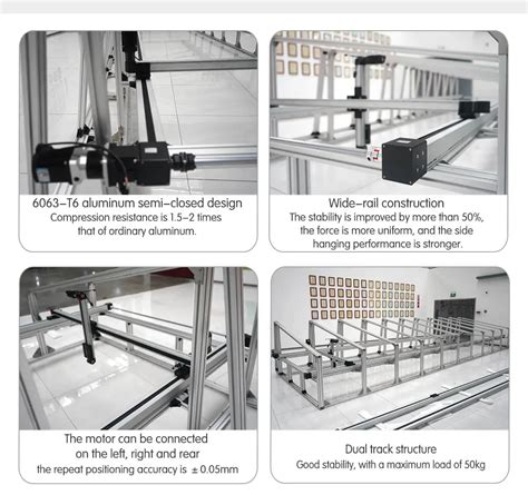 Linear Motion XYZ Stage Gantry Robot Multi Axis Positioning Guide System Belt Driven Actuator