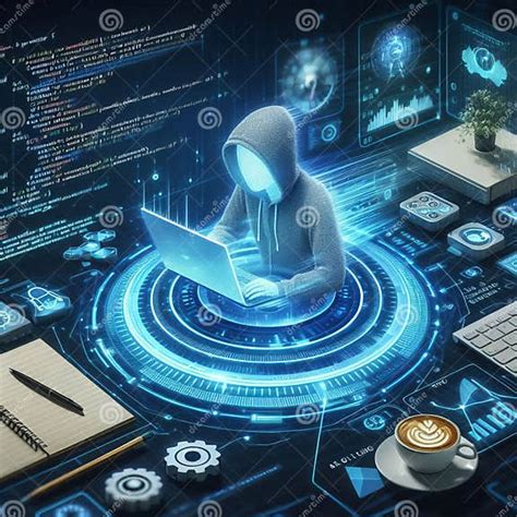 Abstract Ai Accelerating Workflow For Office Workers Futuristic