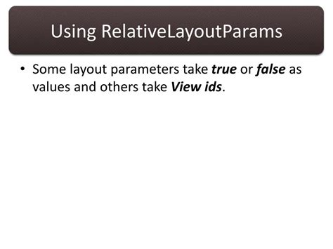 Ppt Linear Layout And Relativelayout Powerpoint Presentation Free Download Id 3067330