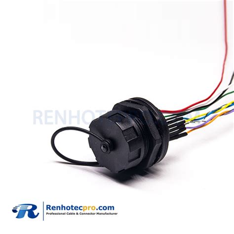 Usb Ip Connector Usb Type B Female Panel Lock Ip Waterproof