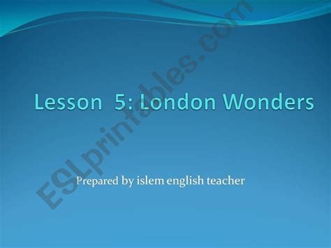 Esl English Powerpoints Powerpoint Presentation