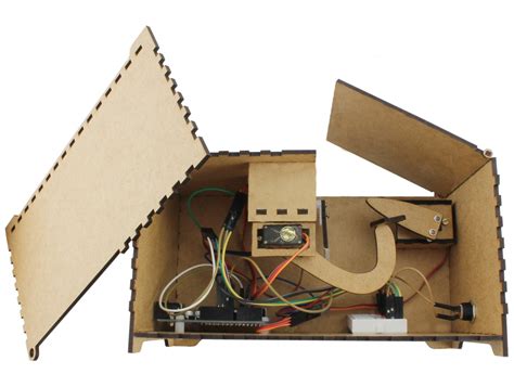 Useless Box Caixa Inútil Completa Bs100 Para Arduino Manual De
