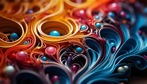 Ai Generated Abstract Multi Colored Pattern Decoration In Vibrant Blue Generated By Ai 38979074