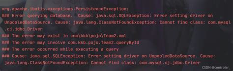 Cannot Find Class Commysqlcjjdbcdrivercannot Find Class Com