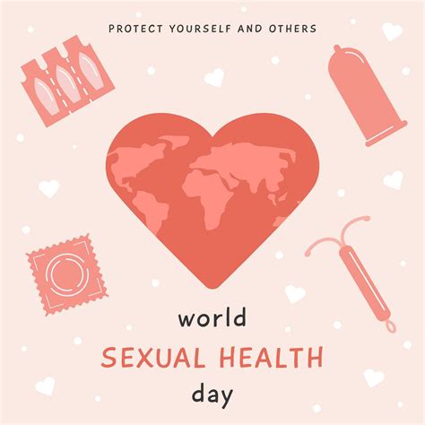 World Sexual Health Day Greeting Card Contraception Items For Safe Sex Contraceptive Methods
