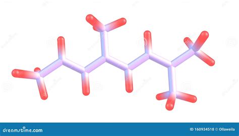 A Ocimene Molecule Isomeric Hydrocarbons Molecular Structure Isolated