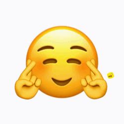 Happy Cross Fingers Emoji 