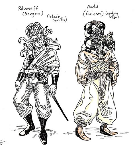 Fantasy Polnareff And Avdol By Xnatsumi666x On Deviantart