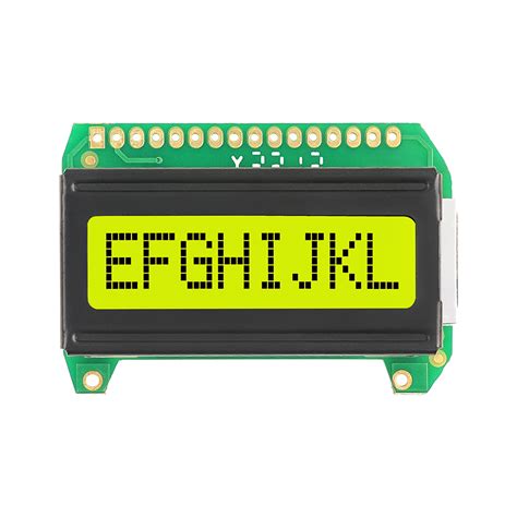 8x1 Character Lcd Display Module Backlit Dot Matrix Screen