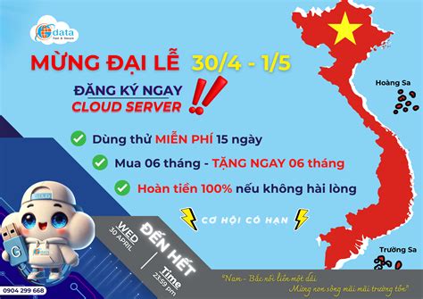 công ty cổ phần dữ liệu toàn cầu gdata thuê máy chủ cloud server