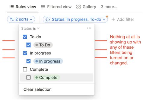Solved Database Views Access Controls Working Filter Controls For