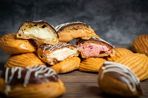 Mr Eclair 󾬙 Мы выбрали для вас ЛУЧШИЕ виды крема 󾬙 ♥️ Ванильный крем Нежный заварной крем с