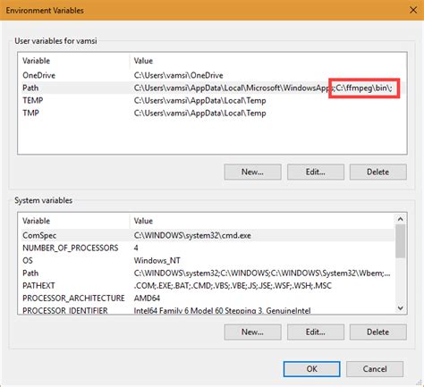 How To Install Ffmpeg On Windows 10 And Add Ffmpeg To Windows Path