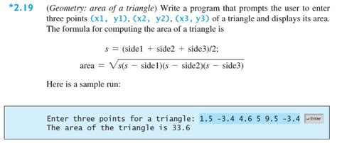 Solved Write A Program That Prompts The User To Enter Three
