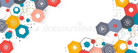 Geometric Hexagon Abstract Vector Background Stock Vector Illustration Of Glow Abstract 72882498