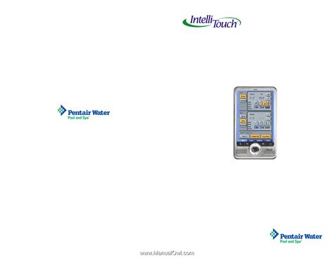 Pentair Intellitouch Pool Control Systems Intellitouch Screenlogic