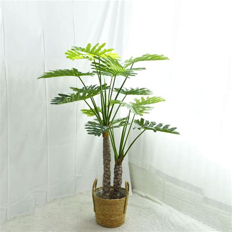 厂家批发假龟背类树叶盆栽布景 仿真芋头叶盆栽 塑料春芋野芋树 阿里巴巴
