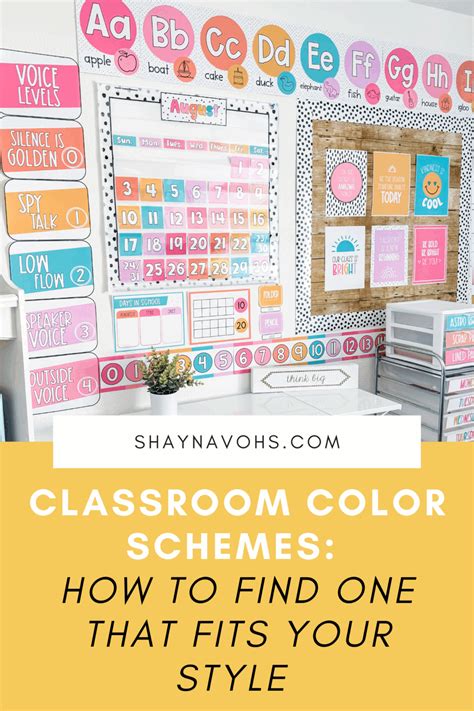 Classroom Color Schemes How To Find One That Fits Your Style Shayna Vohs
