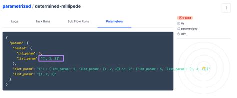 Ui Interprets Parameters Of Type List As Strings · Issue 6287 · Prefecthqprefect · Github