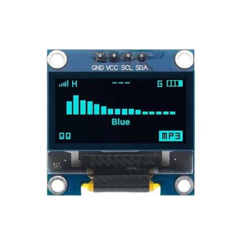 Display LCD OLED Azul Grafico I C X