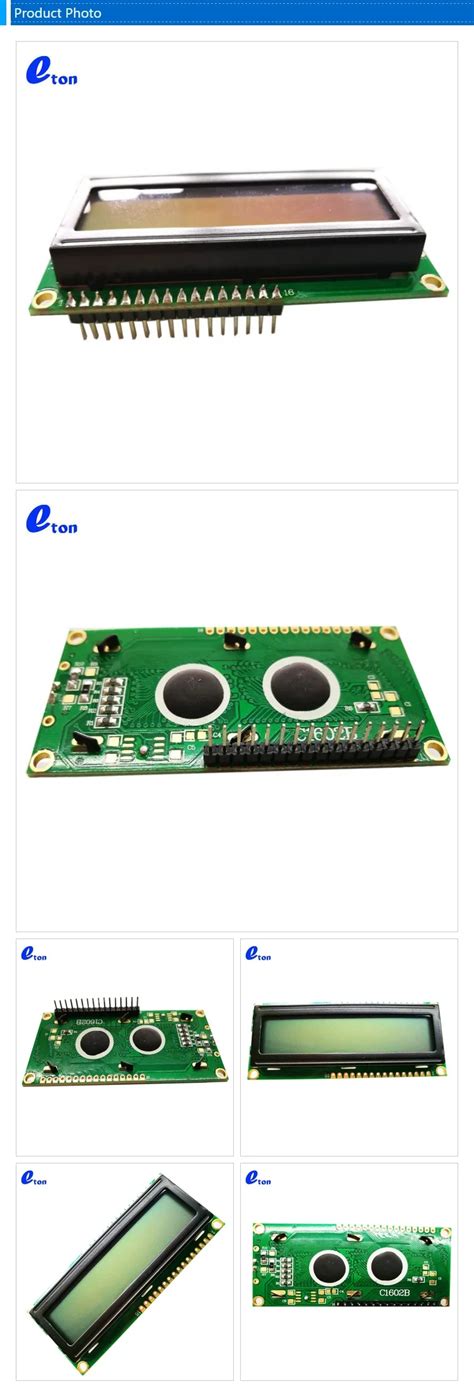 Custom Lcd 1602 Display Stn 16x2 Lcd 1602 Module Buy 16x2 Lcd Lcd 1602 1602 Lcd Display