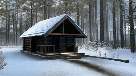 통나무 집 숲 눈 겨울 Pixabay의 무료 이미지 Pixabay