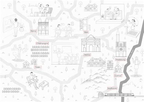 Google Map Illustration On Behance