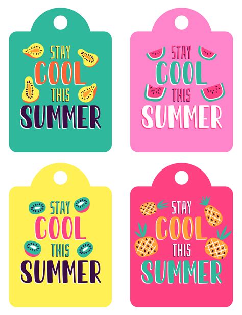Stay Cool This Summer 10 Free Pdf Printables Printablee