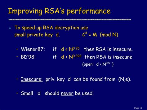 Ppt The Rsa Cryptosystem Powerpoint Presentation Free Download Id1385268